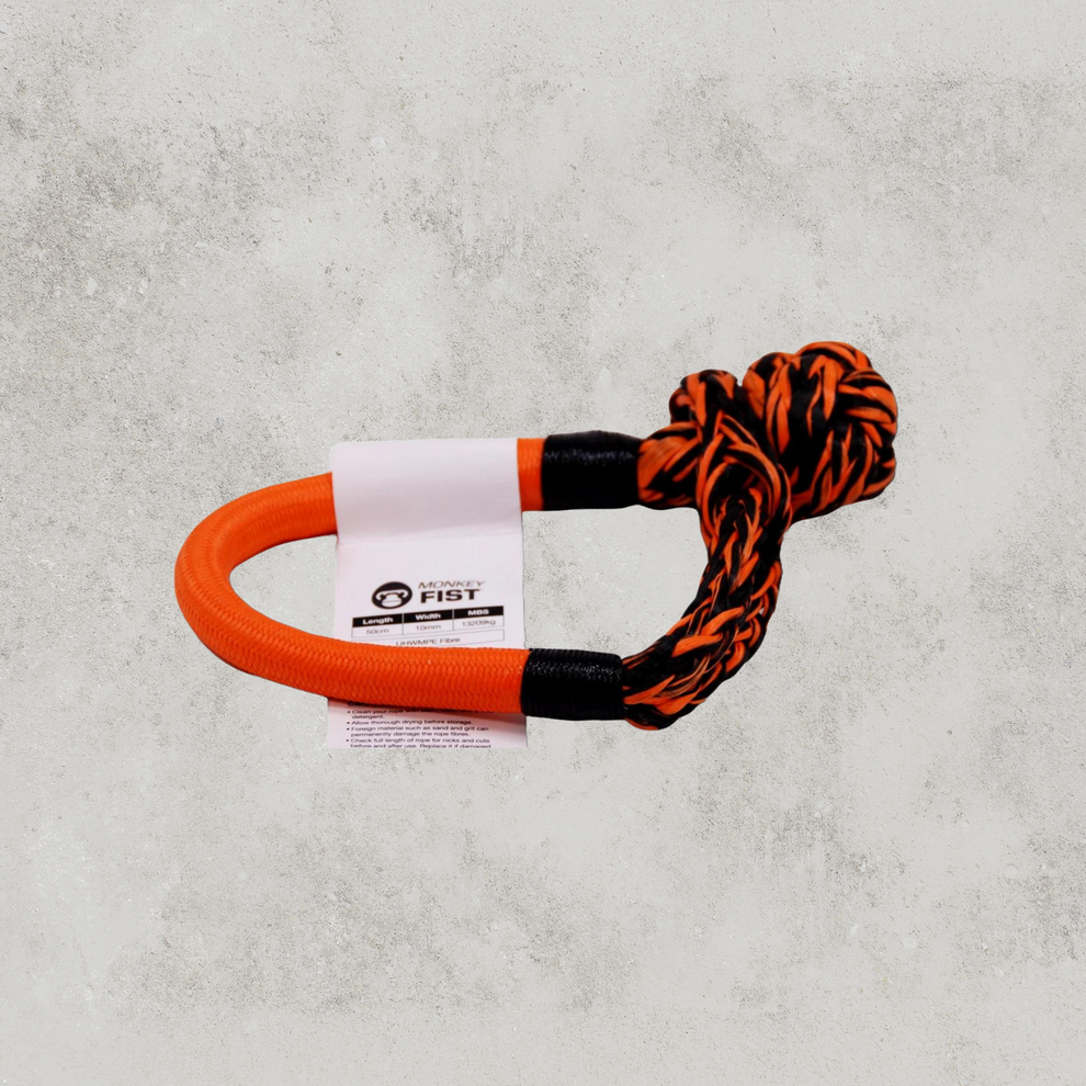 Carbon Monkey Fist 15T Synthetic Soft Shackle - Orange – Bushwakka ...