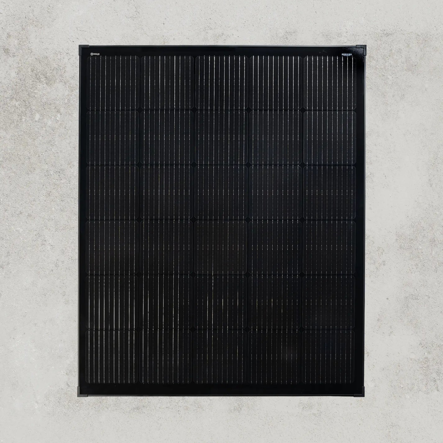 200W 12V Slimline Square Black Glass Solar Panel (20mm Frame ...
