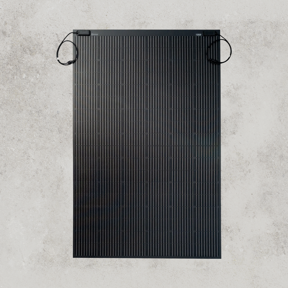 300W 12V Black ETFE Flexible Solar Panel – Bushwakka Adventure Gear