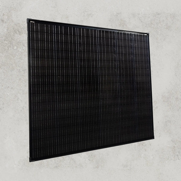250W 12V Slimline Black Glass Solar Panel (20mm Frame) – Bushwakka ...