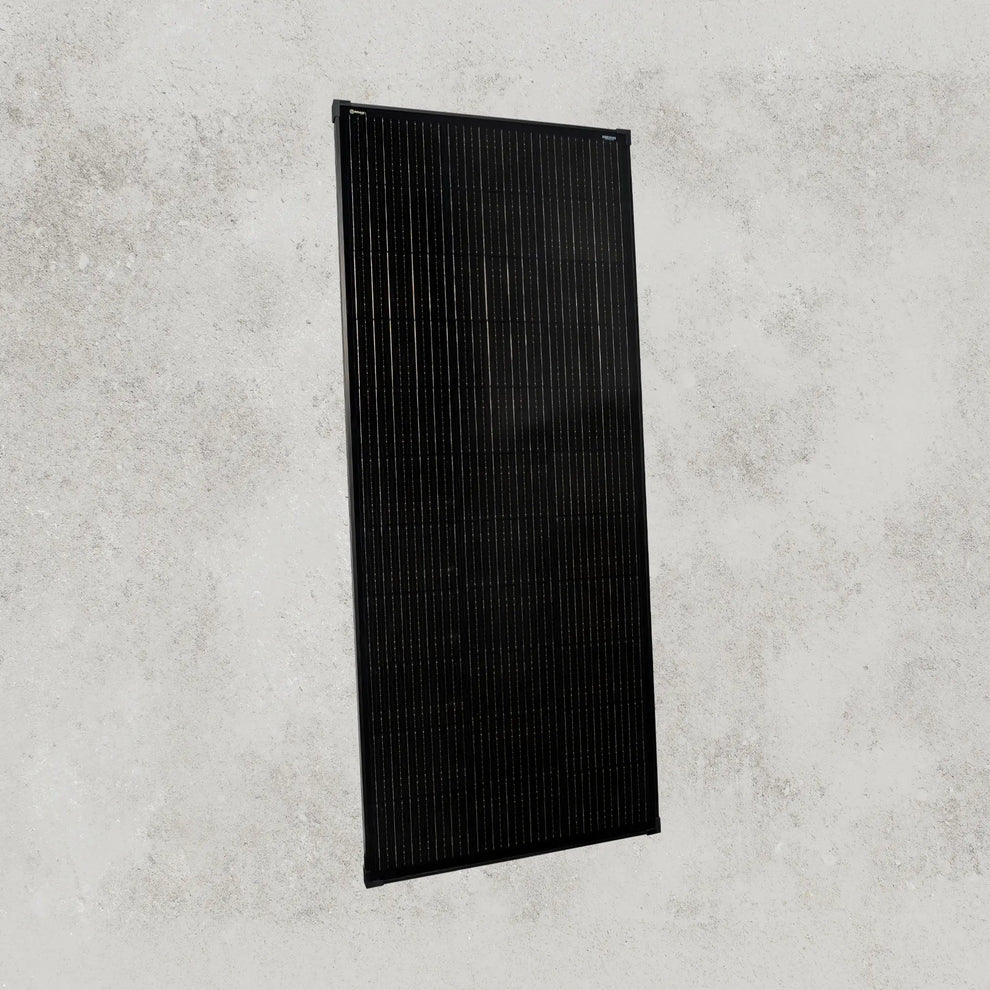 200W 12V Black Glass Solar Panel (30mm Frame) – Bushwakka Adventure Gear