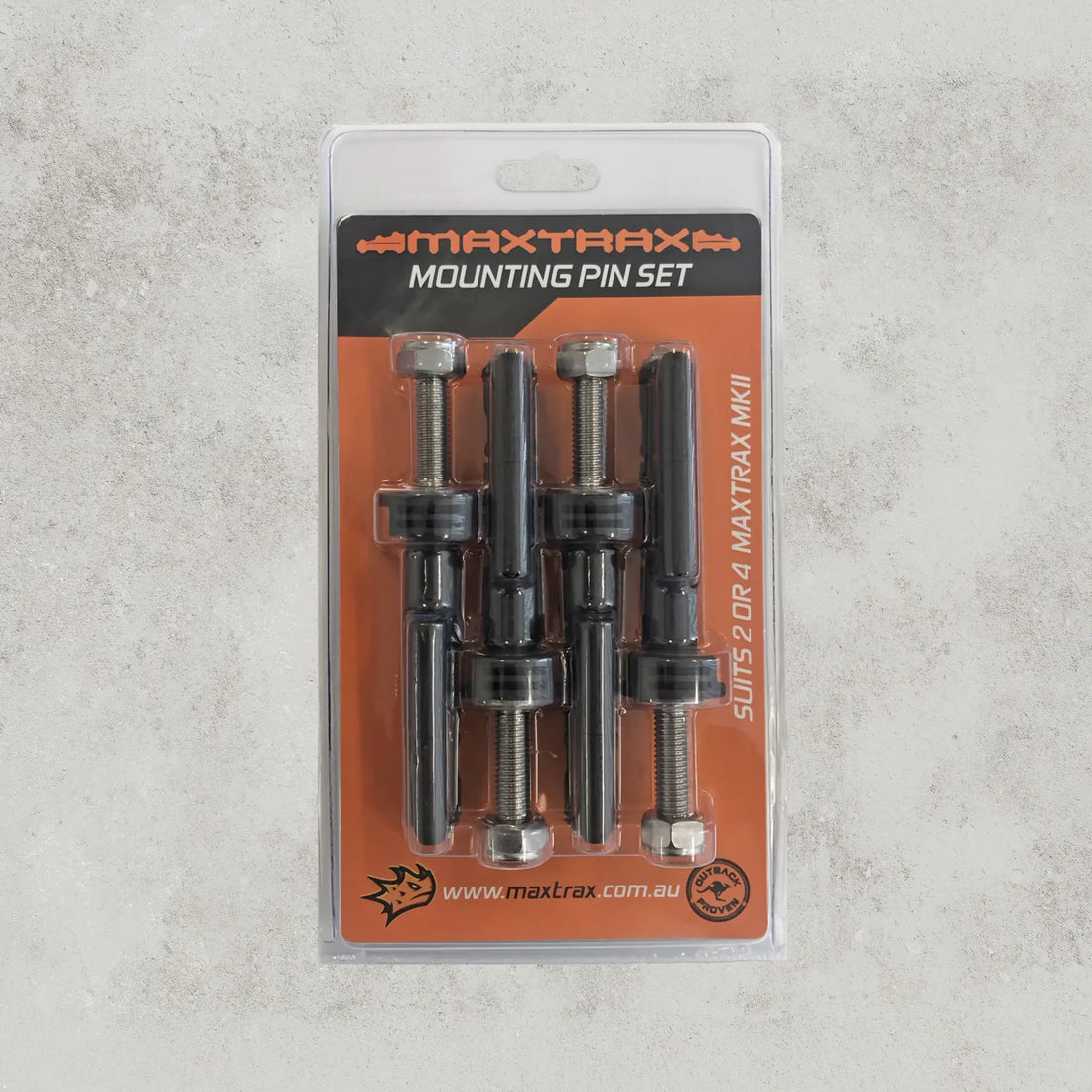 MAXTRAX MOUNTING PIN SET - MKII – Bushwakka Adventure Gear