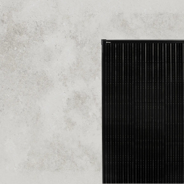 200W 12V Black Glass Solar Panel (30mm Frame) – Bushwakka Adventure Gear