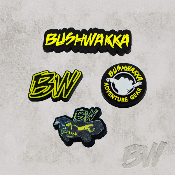 Croc Jibbitz 4-Pack for $15 – Bushwakka Adventure Gear