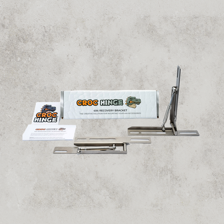 Croc Hinge® 4×4 Recovery Bracket (Pair) – Bushwakka Adventure Gear