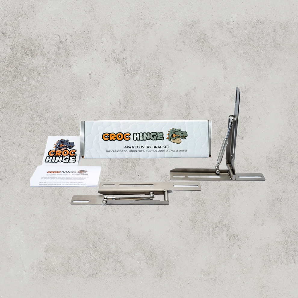 Croc Hinge® 4×4 Recovery Bracket (Pair) – Bushwakka Adventure Gear