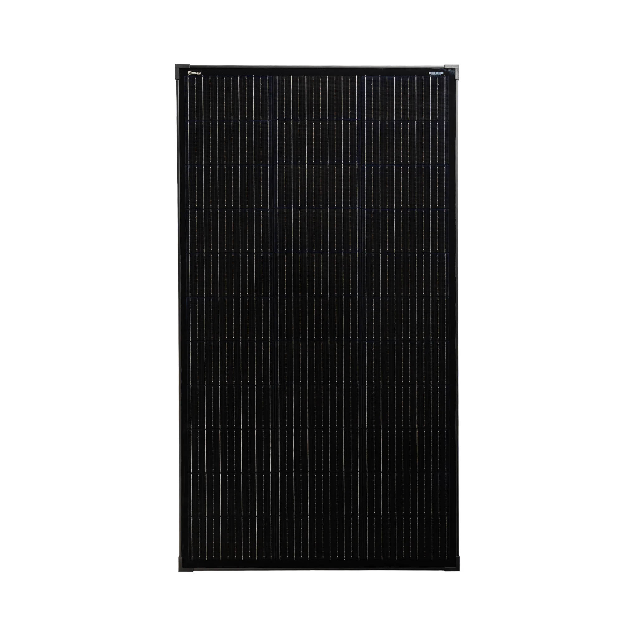 160W 12V Slimline Black Glass Solar Panel (20mm Frame) – Bushwakka ...