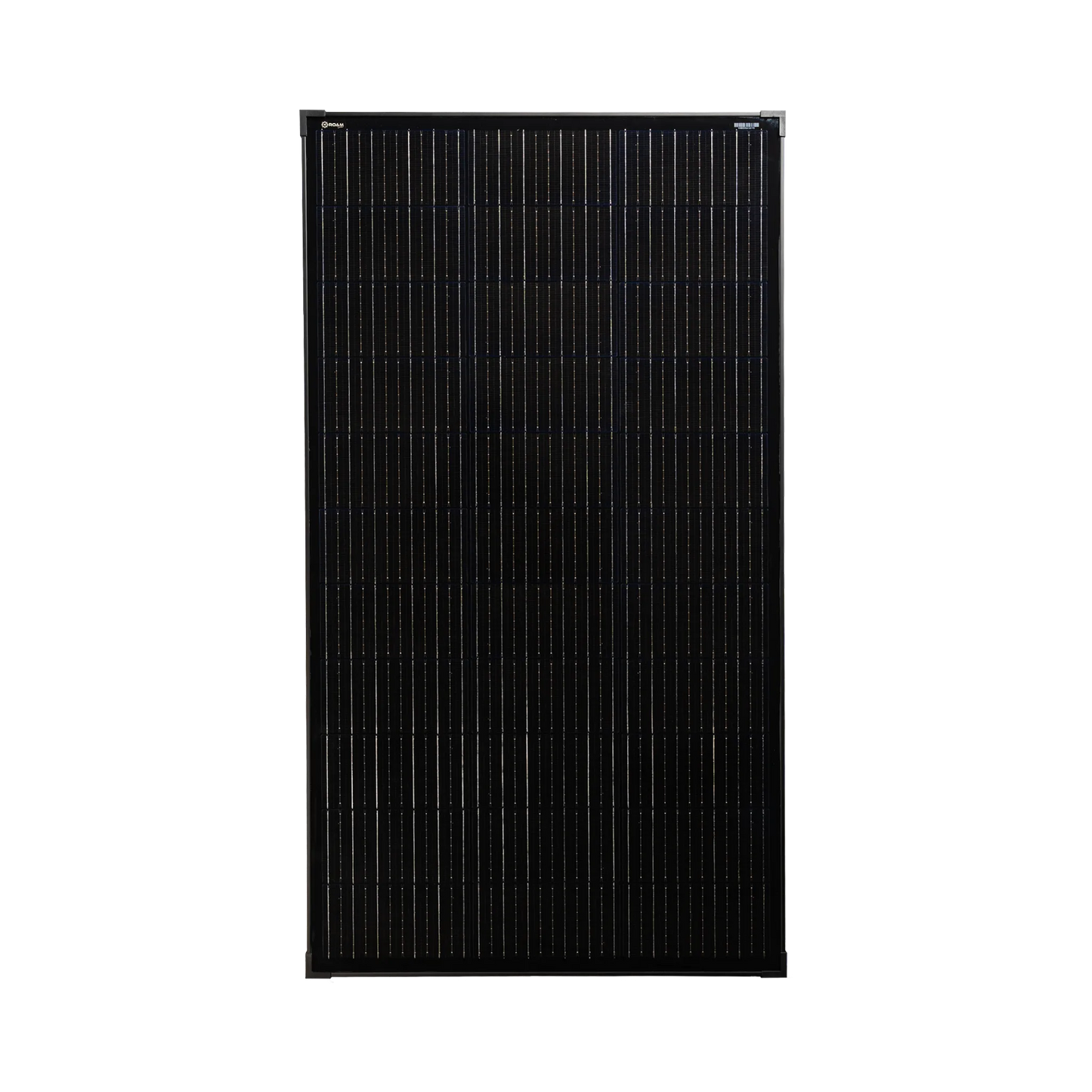 160W 12V Slimline Black Glass Solar Panel (20mm Frame) – Bushwakka ...