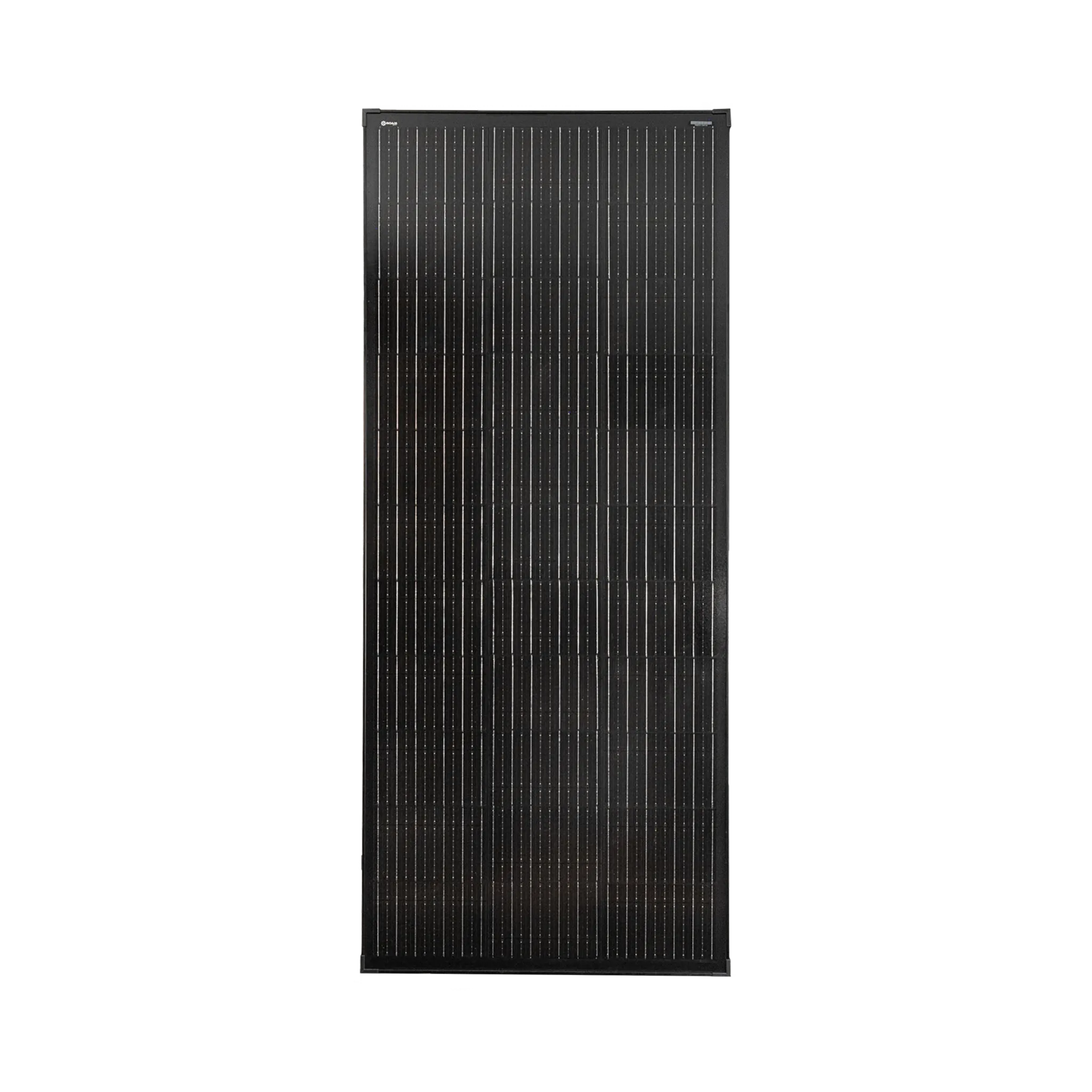 200W 12V Slimline Black Glass Solar Panel (20mm Frame) – Bushwakka ...