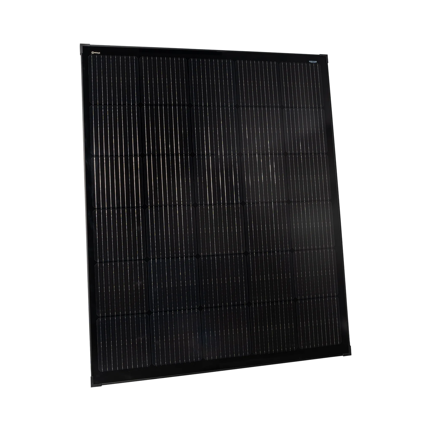 200W 12V Slimline Square Black Glass Solar Panel (20mm Frame ...