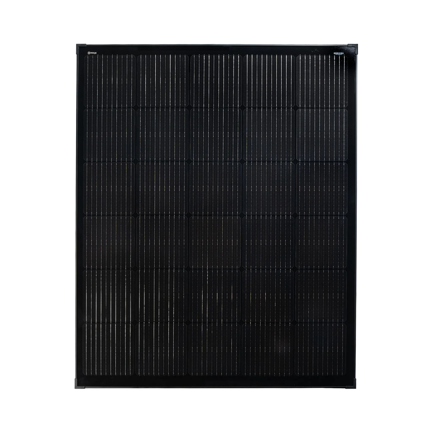 200W 12V Slimline Square Black Glass Solar Panel (20mm Frame ...